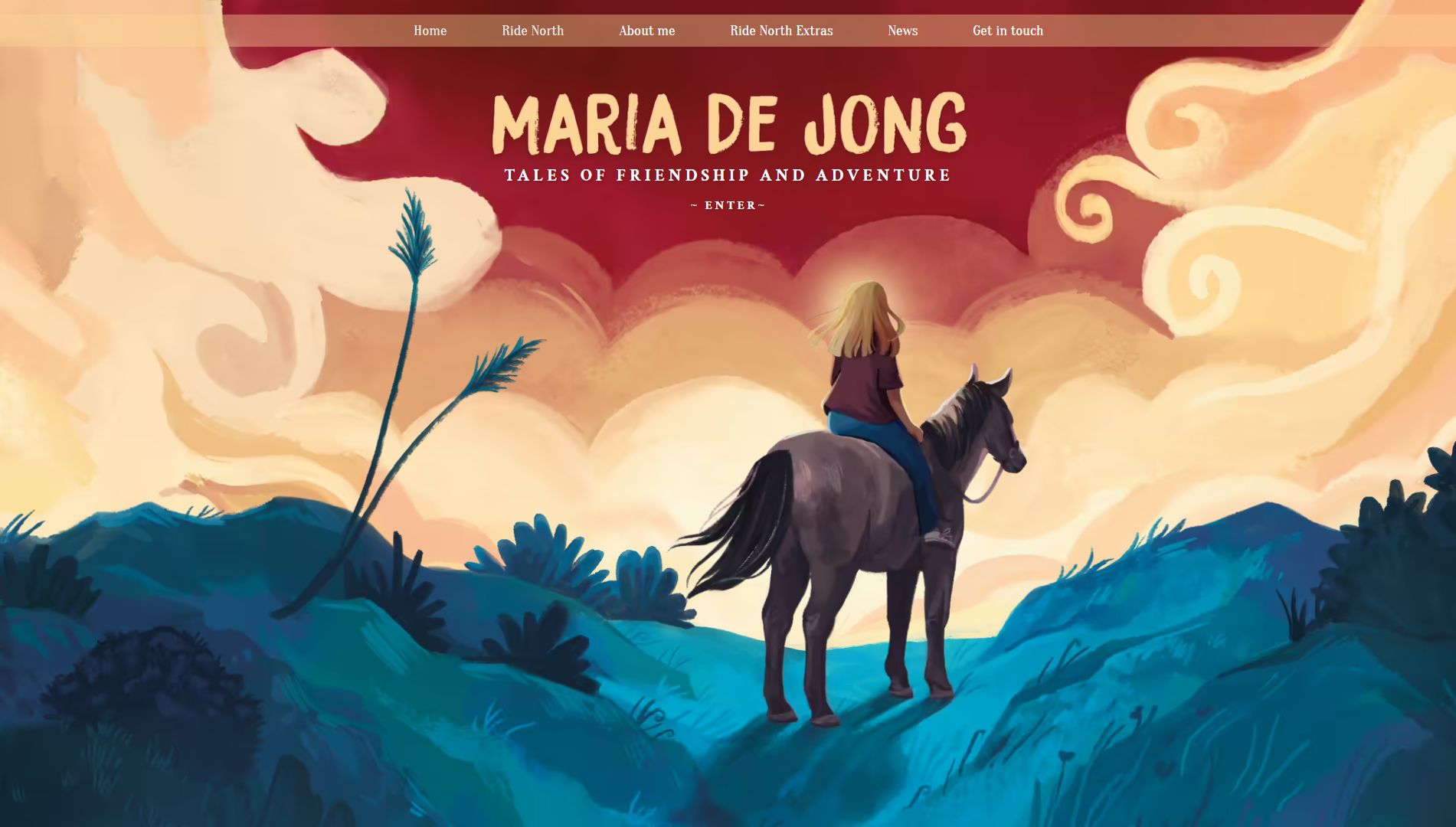 Maria De Jong – Author of 'Ride North'