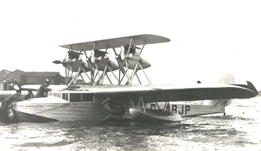 Saro Windhover: Interwar flying boat-sorta-biplane. : WeirdWings