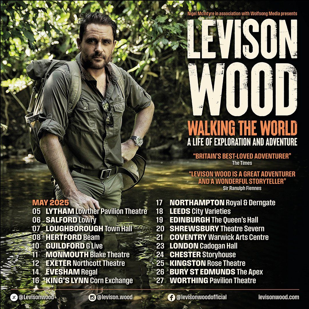 Levison Wood: Walking the World Theatre Tour 2025