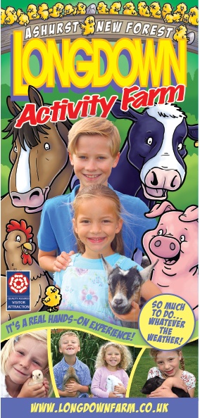 2013 Visitor Attraction Leaflet For Longdown Activity Farm