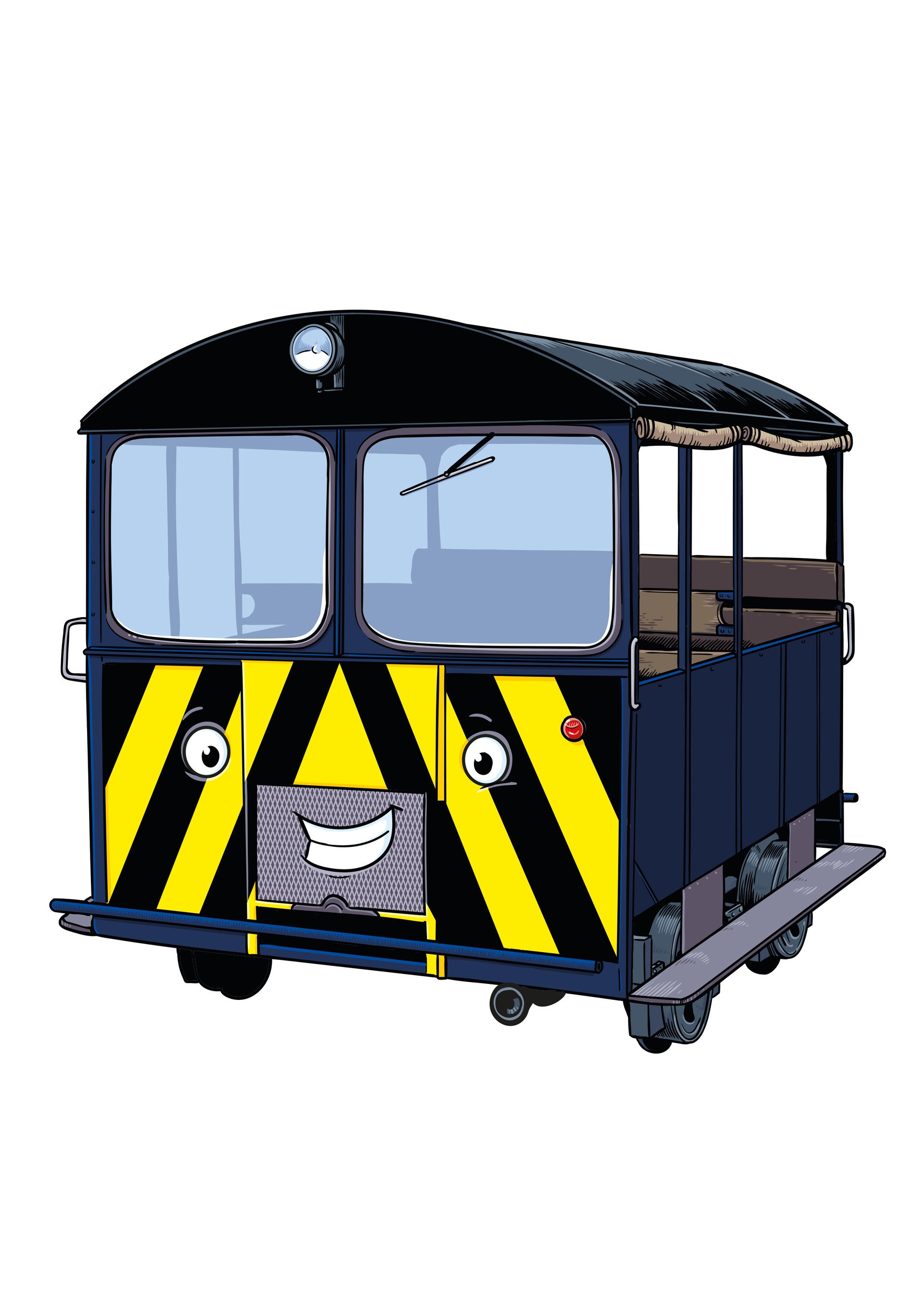 Cartoon Character Creation For The Rail Trolley Trust