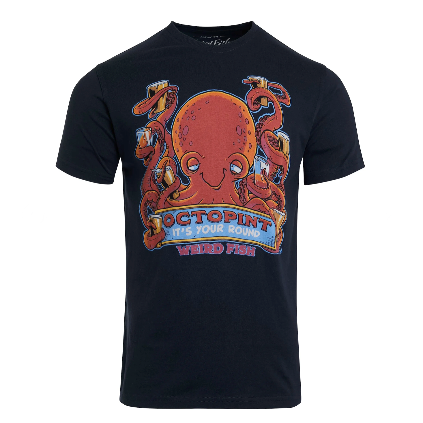 New Weird Fish T-shirt: Octopint