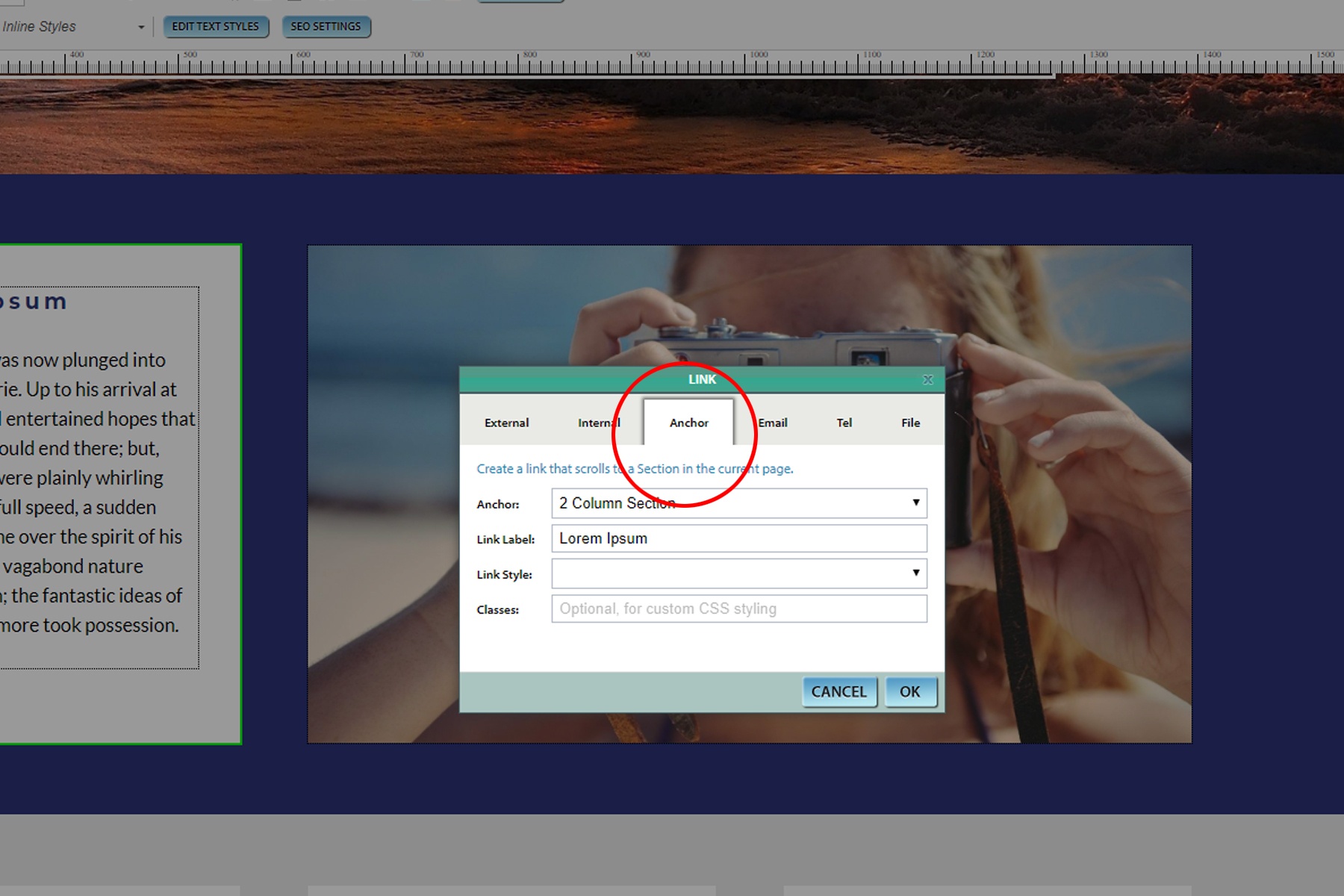 Anchor Links To P art Of Another Page